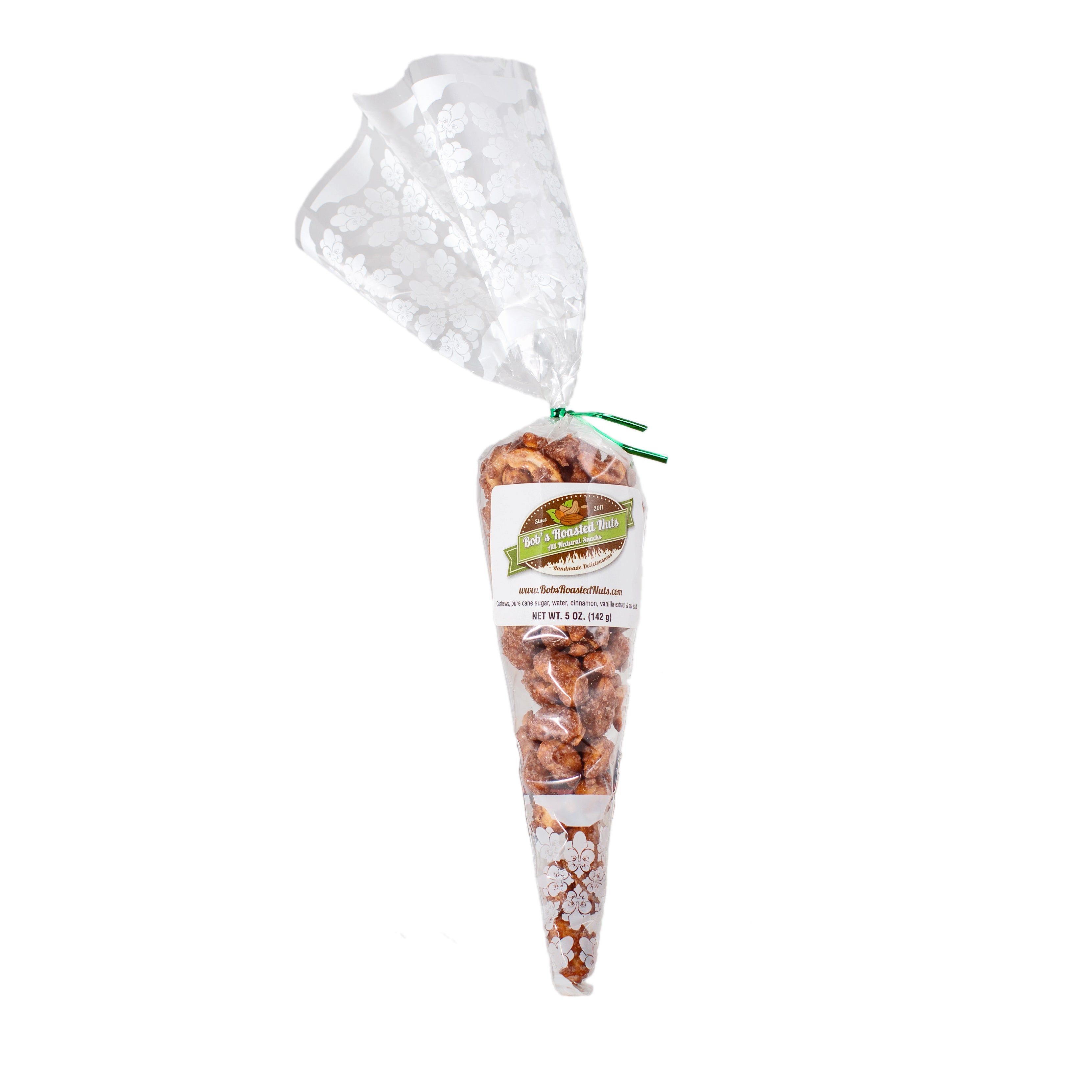 Cinnamon Cashew Cone – Bob's Roasted Nuts